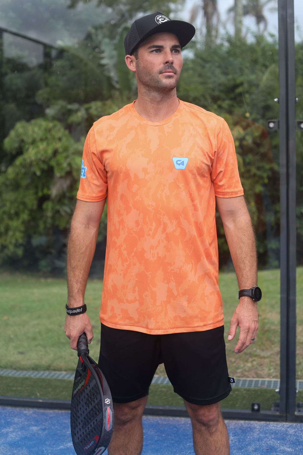 CA Padel Shirt | Tiger Orange – Custom Apparel