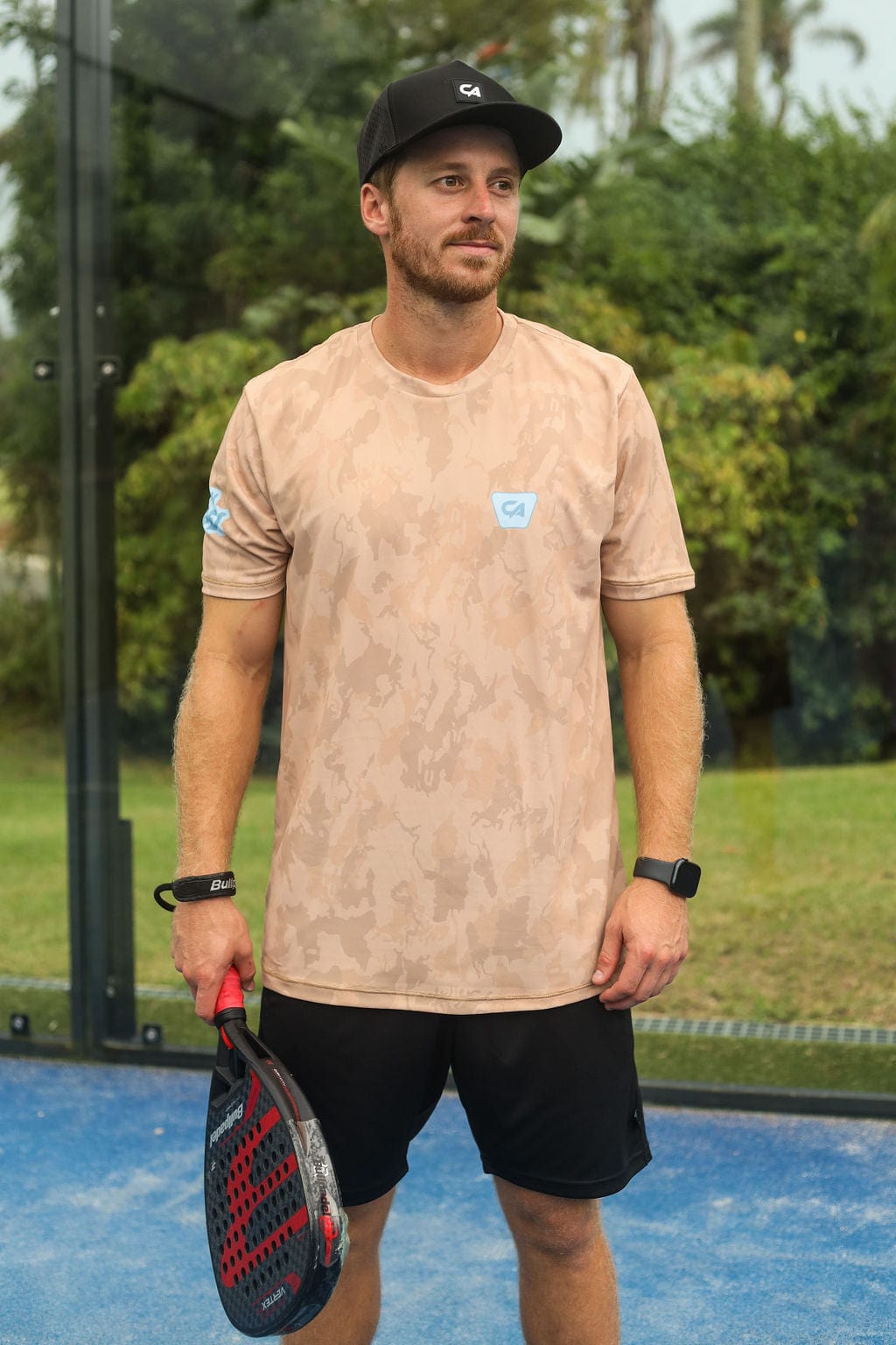CA Padel Shirt | Sandy Camo – Custom Apparel